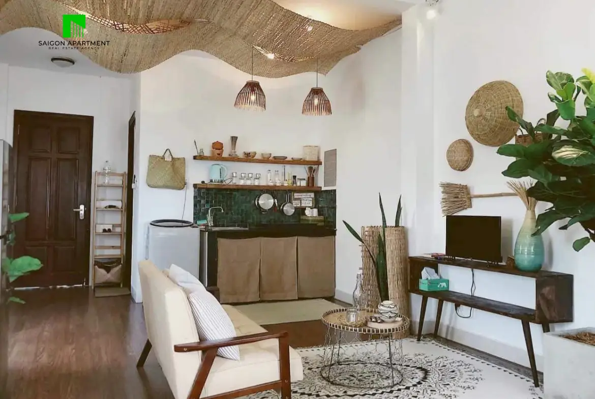 Mediterranean style studio for rent in District 4 HCMC