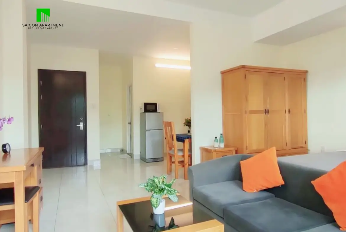 Airy studio with nice view for rent in Binh Thanh district