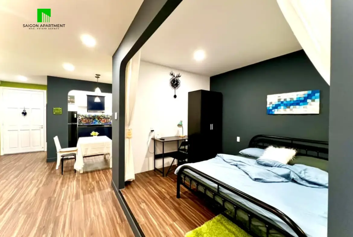 Nice decor 1 bedroom apartment for rent in Binh Thanh Dist